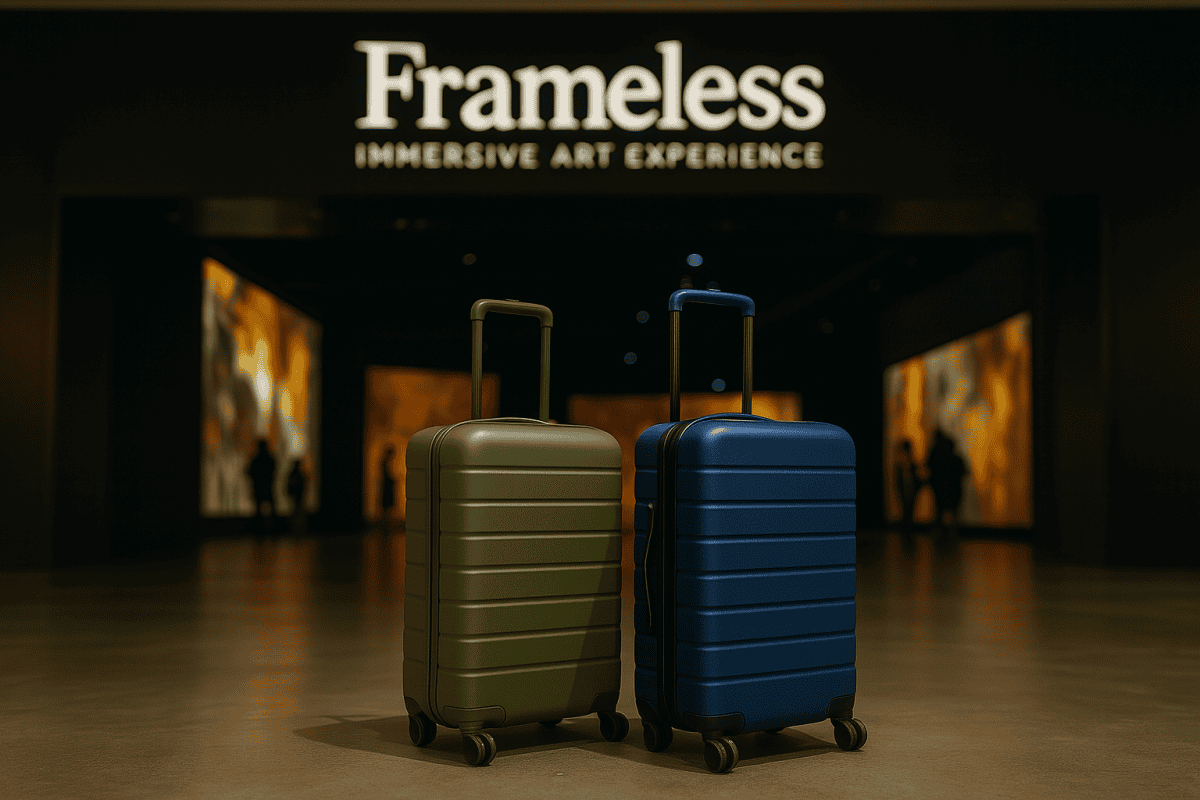 Gepäckaufbewahrung rahmenloses immersives Kunsterlebnis London • Lockerpoint.com